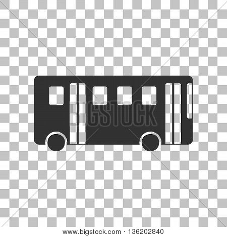 Bus Simple Sign. Dark Vector & Photo (Free Trial) | Bigstock