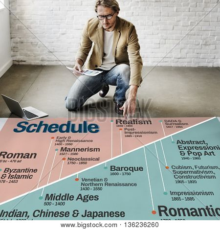 Schedule Art Style Image & Photo (Free Trial) | Bigstock