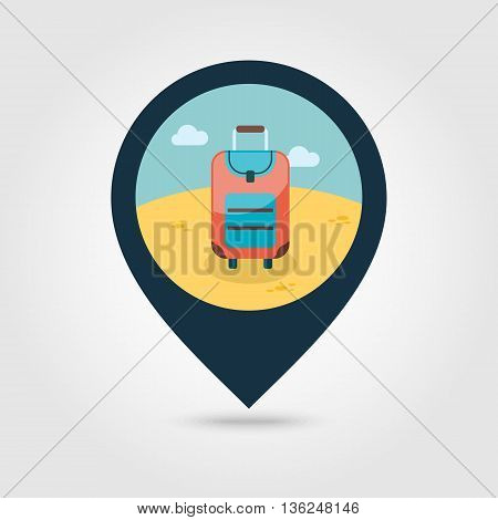 Baggage Vector Pin Vector & Photo (Free Trial) | Bigstock