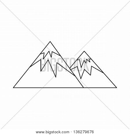 Swiss Alps Icon Vector & Photo (Free Trial) | Bigstock