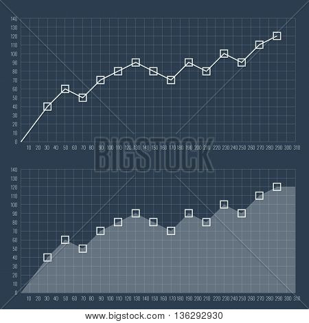 Graphs Charts Set. Vector & Photo (Free Trial) | Bigstock