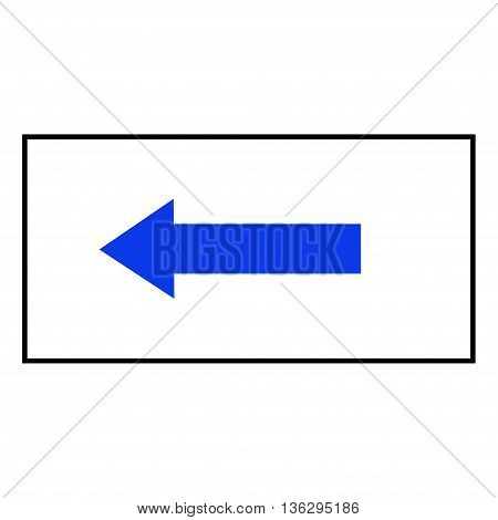 Arrow Blue Sign Icon Vector & Photo (Free Trial) | Bigstock