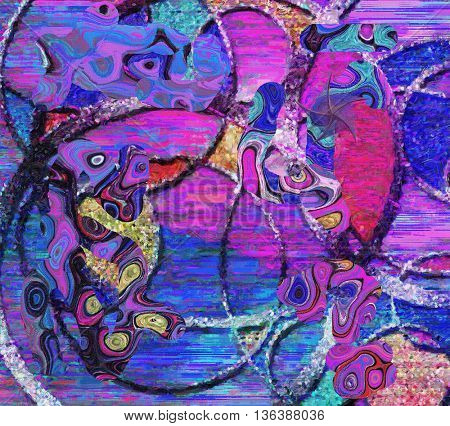 Oil Painting Purple Image & Photo (Free Trial) | Bigstock