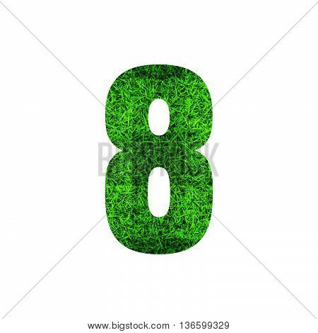 Number 8 (eight) Green Image & Photo (Free Trial) | Bigstock