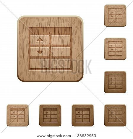 Set Carved Wooden Vector & Photo (Free Trial) | Bigstock