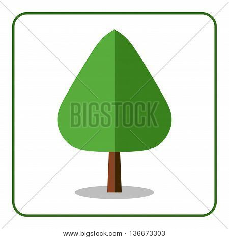 Oak Poplar Tree Icon Vector & Photo (Free Trial) | Bigstock