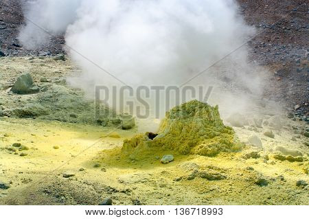 Ebeko Volcano, Image & Photo (Free Trial) | Bigstock