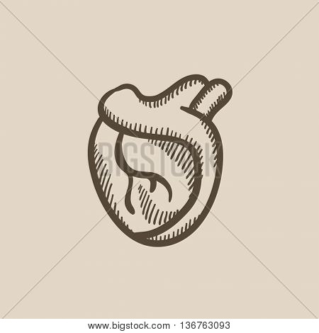 Heart Vector Sketch Vector & Photo (Free Trial) | Bigstock