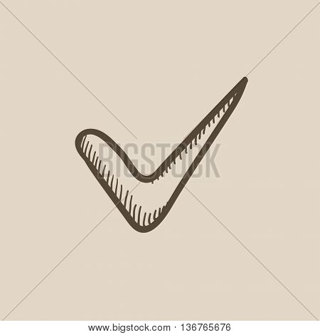 Tick Vector Sketch Vector & Photo (Free Trial) | Bigstock