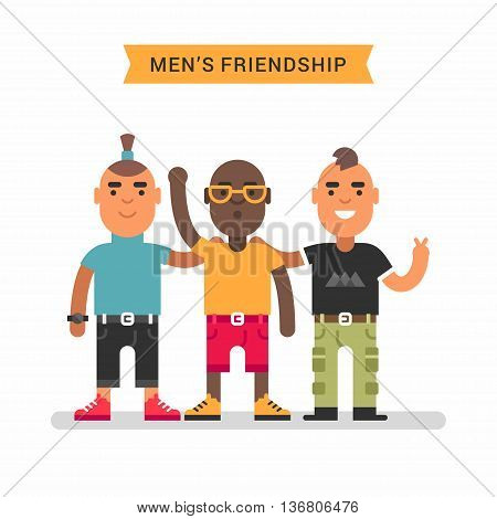 Men's Friendship. Vector & Photo (Free Trial) | Bigstock