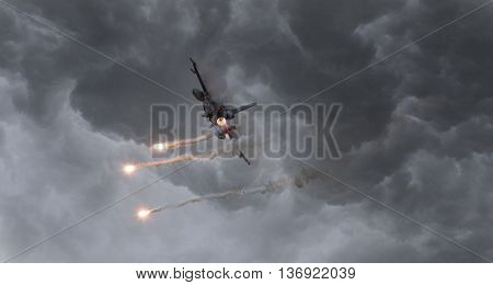 Military Jet Firing Image & Photo (Free Trial) | Bigstock