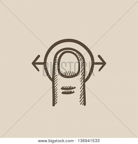 Drag Horizontally Vector & Photo (Free Trial) | Bigstock