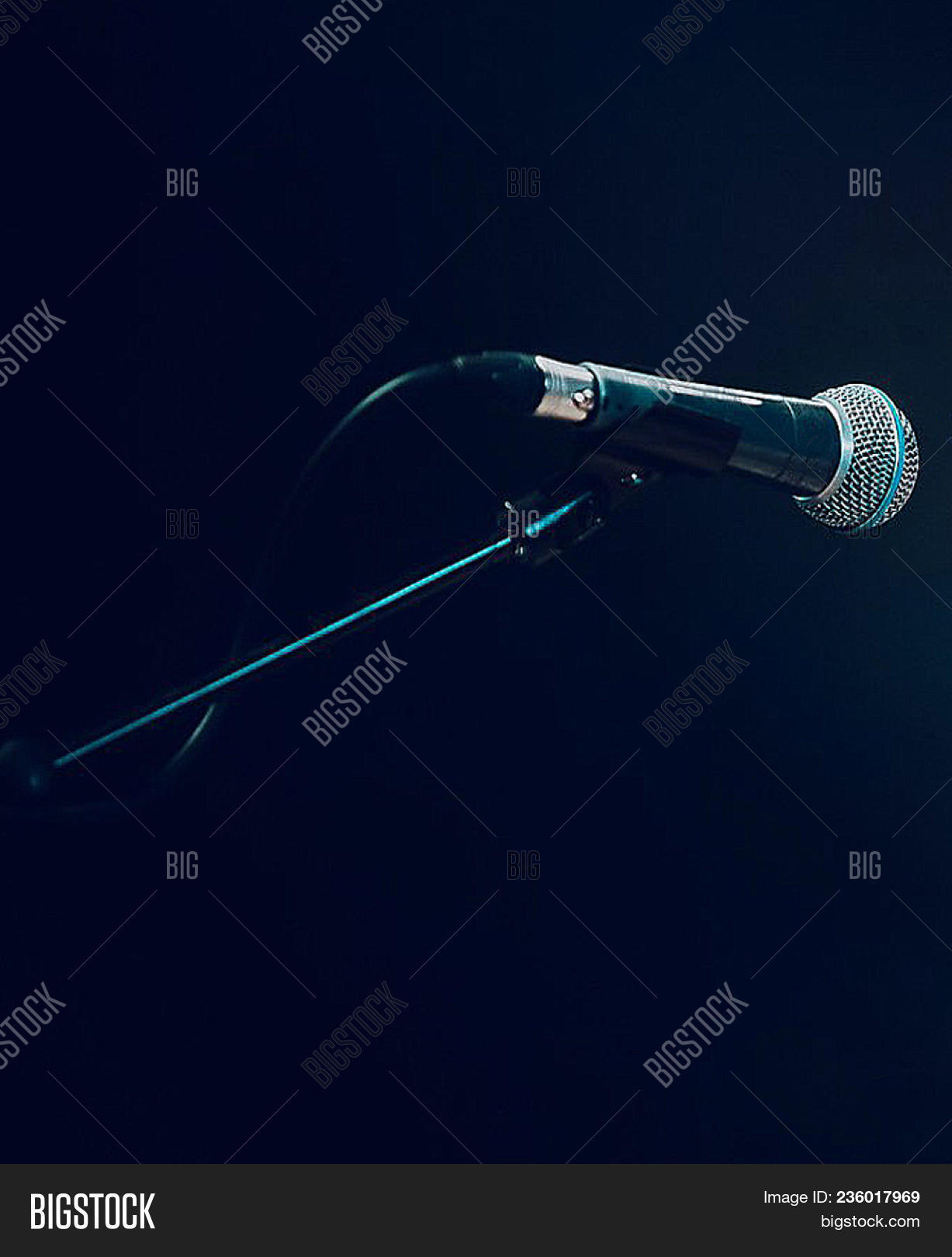 Microphone On Stage, Image & Photo (Free Trial) | Bigstock