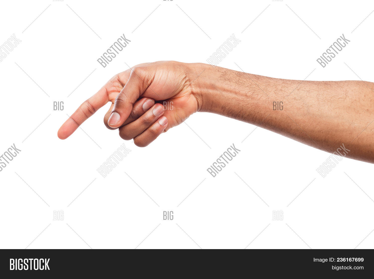 Black Male Hand Point Image & Photo (Free Trial) | Bigstock