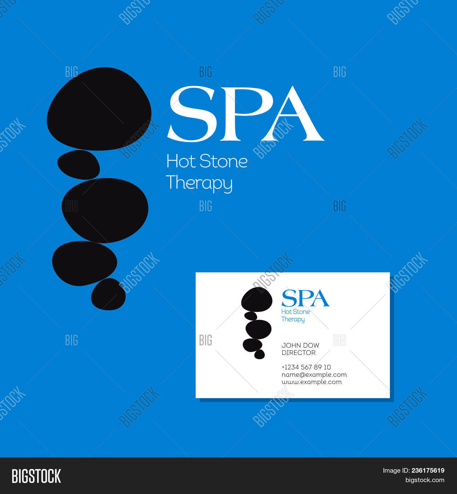 Spa Logo. Stone Vector & Photo (Free Trial) | Bigstock