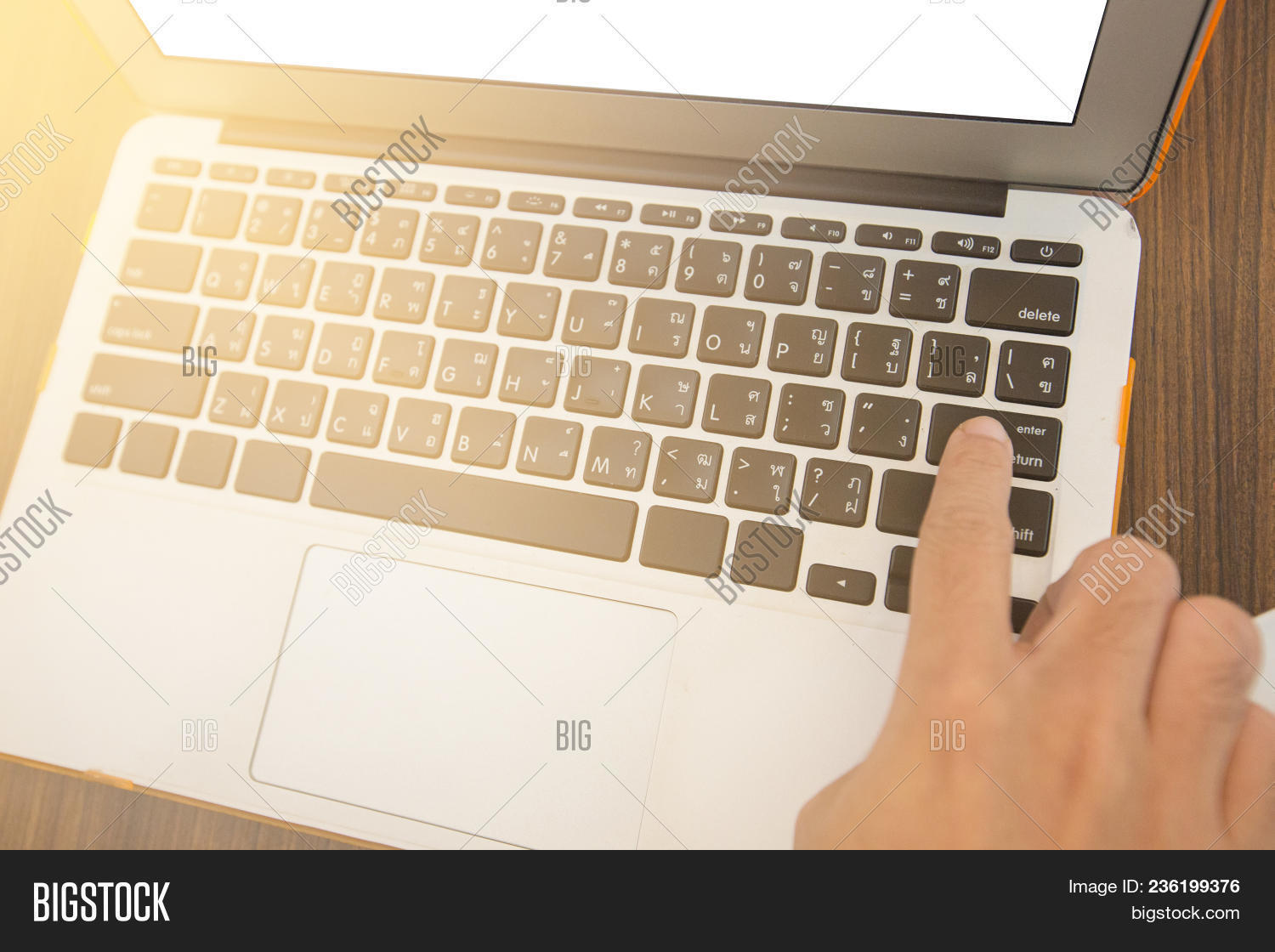 Young Man Press Button Image & Photo (Free Trial) | Bigstock