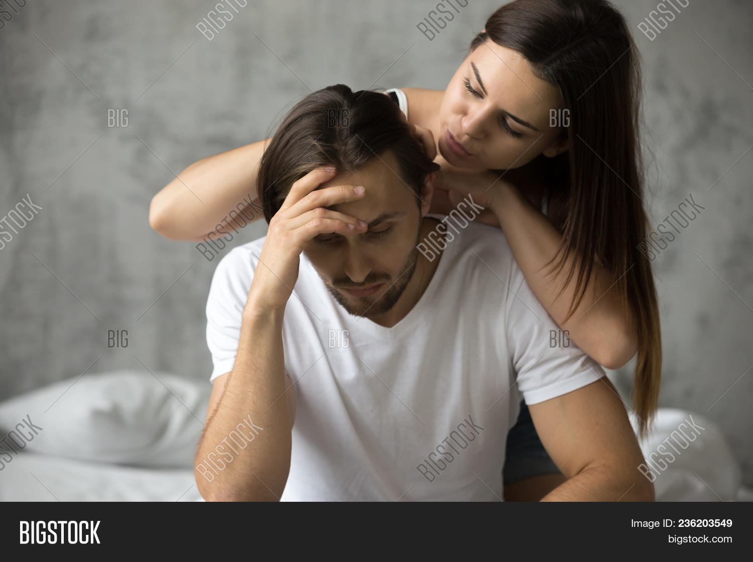 Caring Woman Embracing Image & Photo (Free Trial) | Bigstock