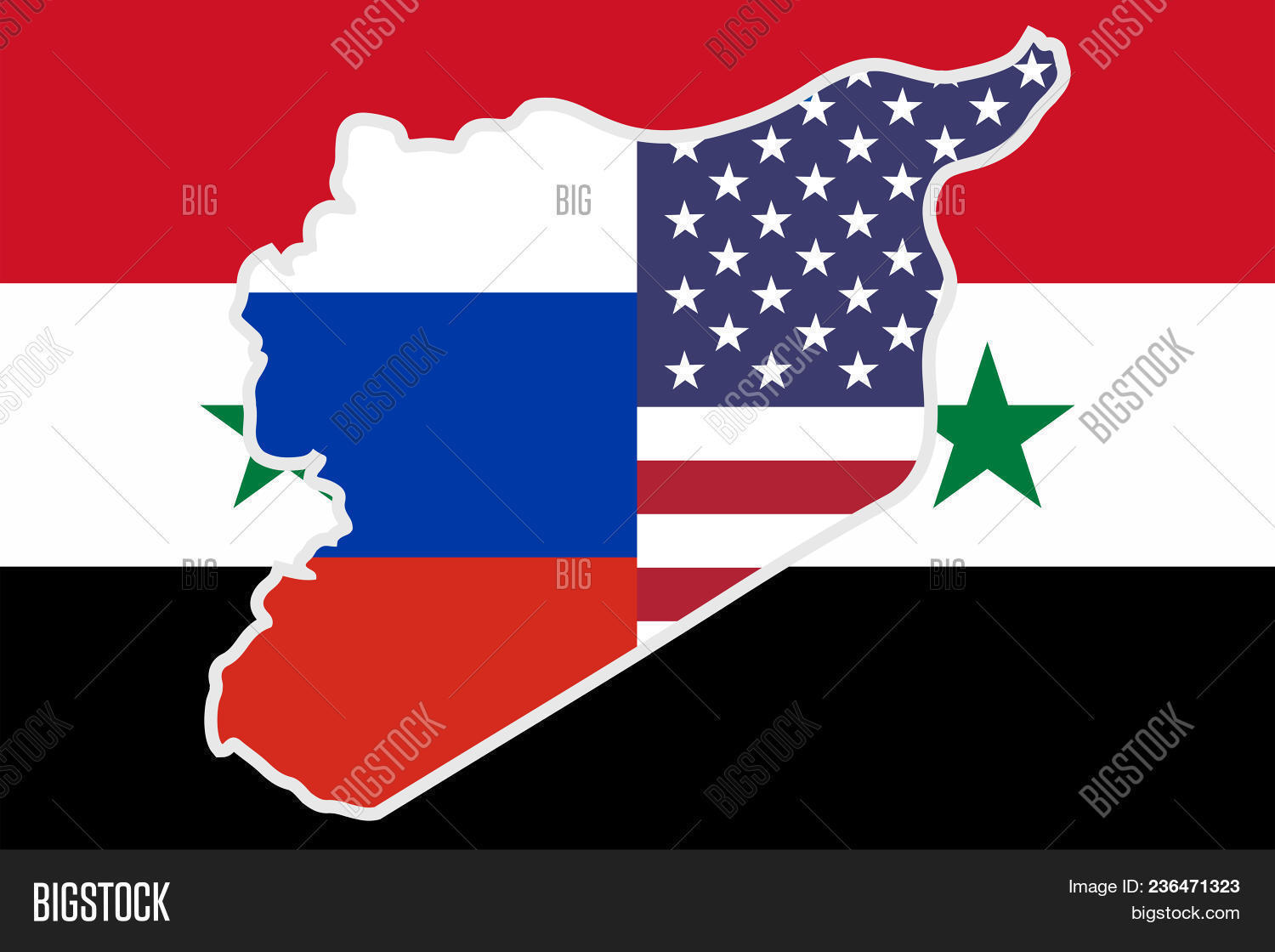 Outline Map Syria Image & Photo (Free Trial) | Bigstock