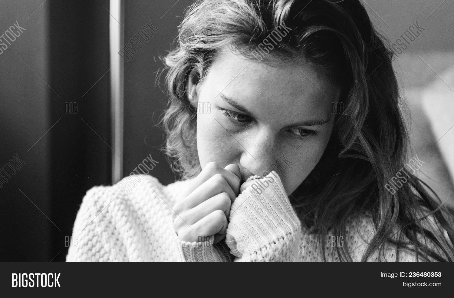 Sad Girl Her Image & Photo (Free Trial) | Bigstock