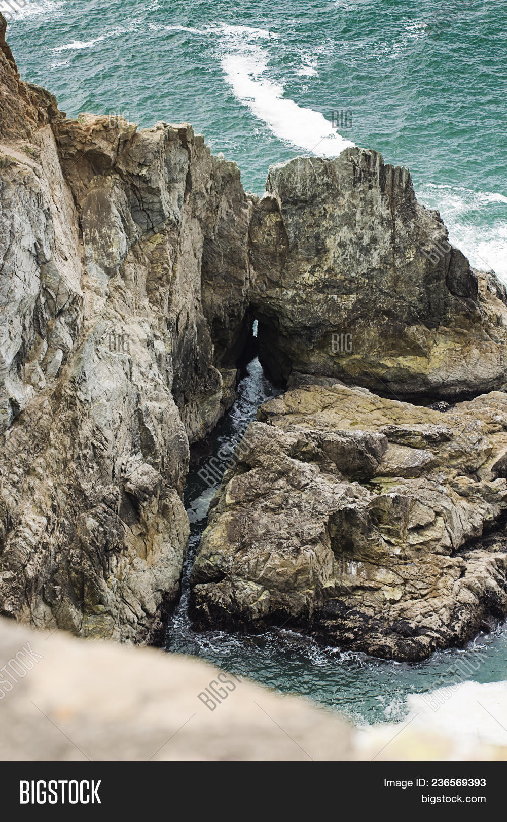 Devil's Slide Rock Image & Photo (Free Trial) | Bigstock