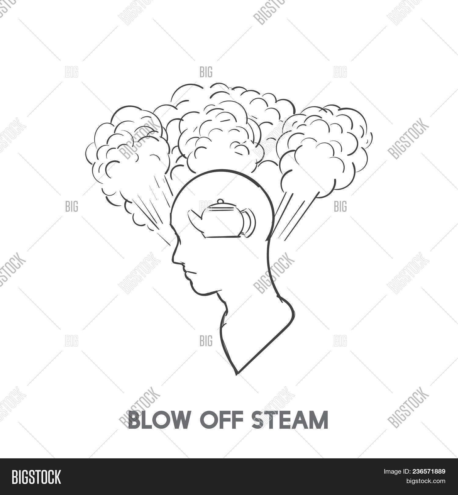 Blow Off Steam Idiom Image & Photo (Free Trial) | Bigstock