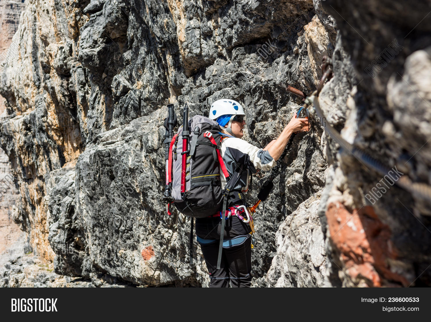 Female Climber On Via Image & Photo (Free Trial) | Bigstock