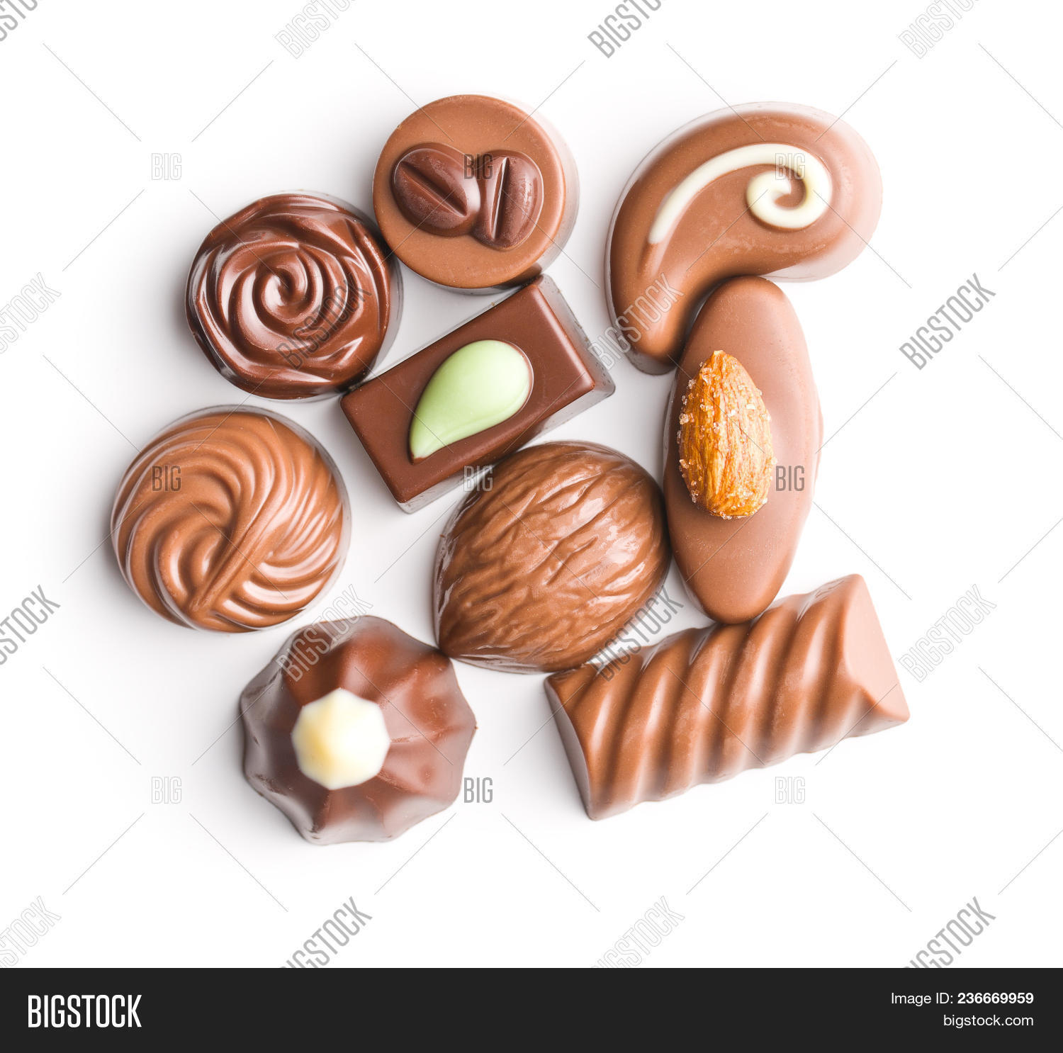 Mixed Belgian Pralines Image & Photo (Free Trial) | Bigstock