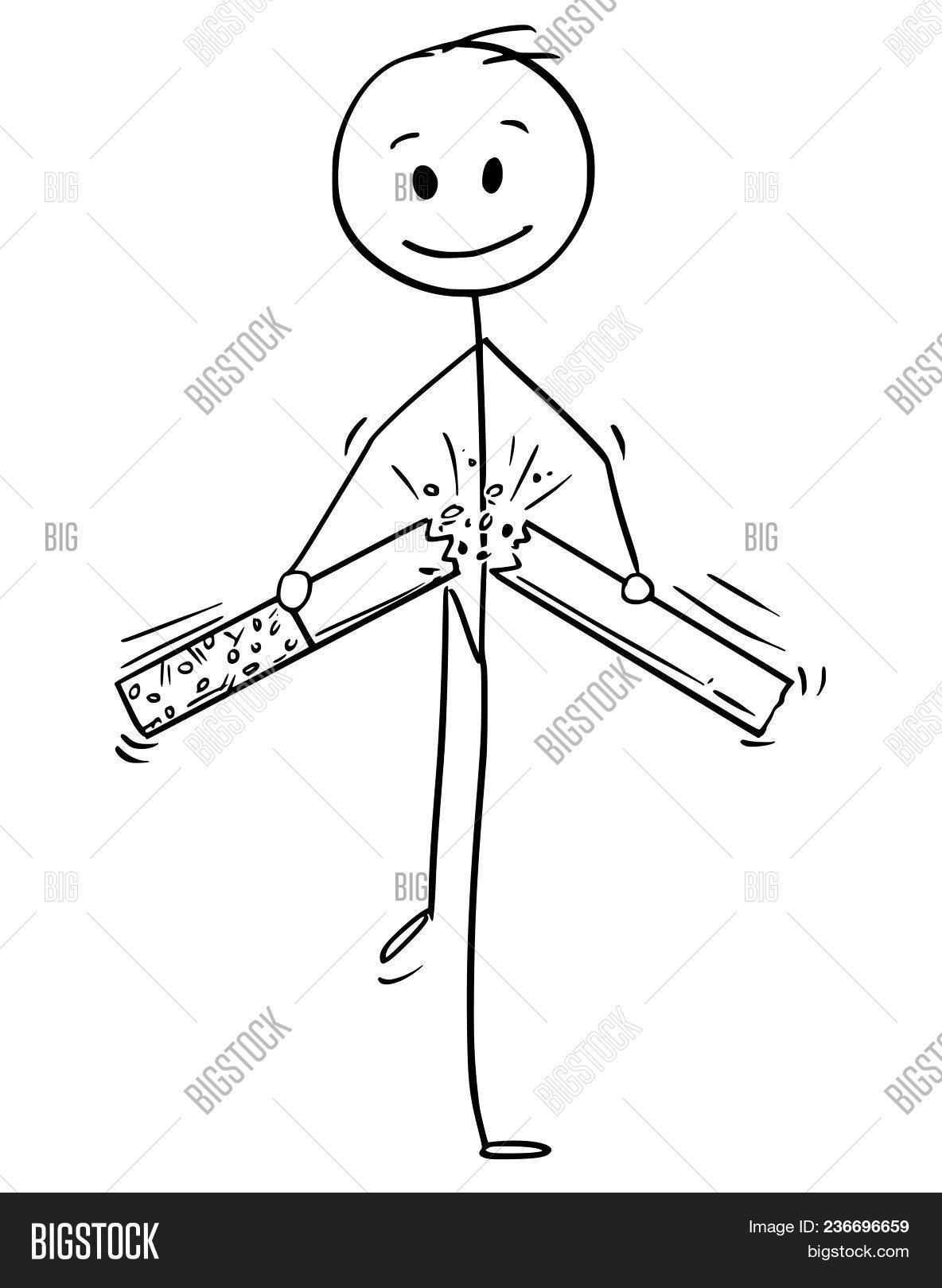 Cartoon Stick Man Image & Photo (Free Trial) | Bigstock