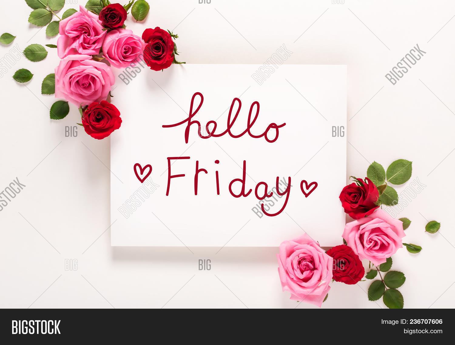 Hello Friday Message Image & Photo (Free Trial) | Bigstock