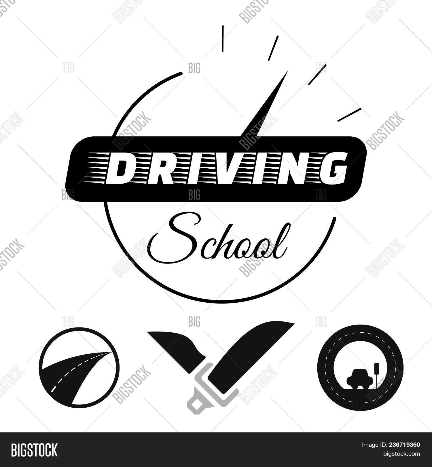 #_03_driving_school Vector & Photo (Free Trial) | Bigstock