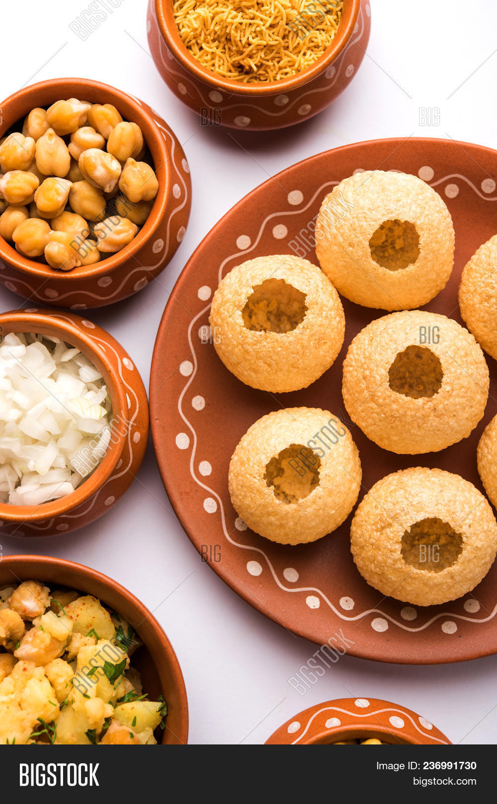 Pani Puri Indian Chat Image & Photo (Free Trial) | Bigstock