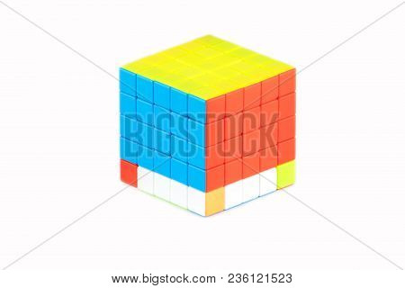 Rubik`s Cube Five On Image & Photo (Free Trial) | Bigstock