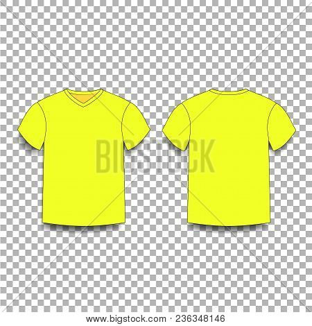 Yellow Men's T-shirt Vector & Photo (Free Trial) | Bigstock
