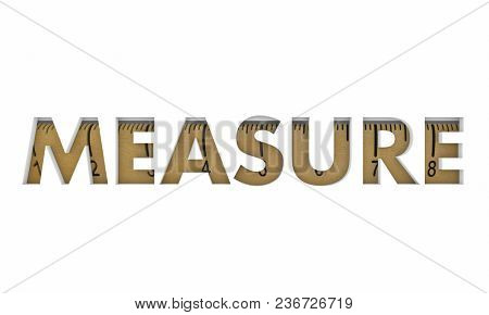 Measure Ruler Word Image & Photo (Free Trial) | Bigstock