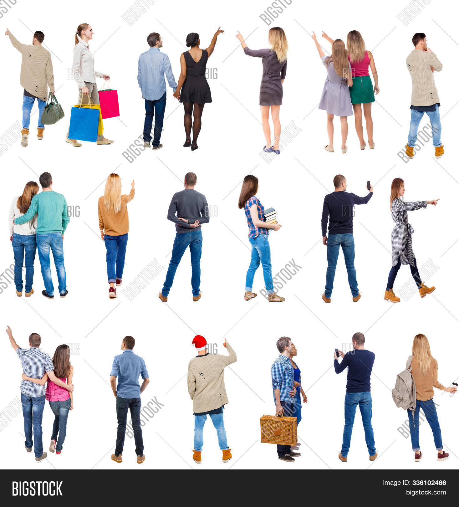 Collection " Back View Image & Photo (Free Trial) | Bigstock