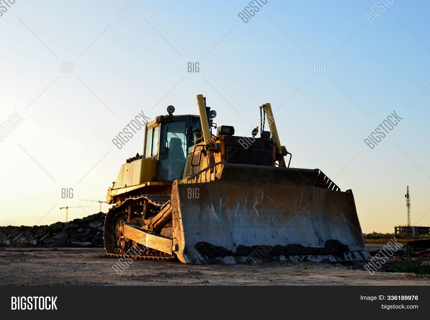 Track-type Bulldozer, Image & Photo (Free Trial) | Bigstock