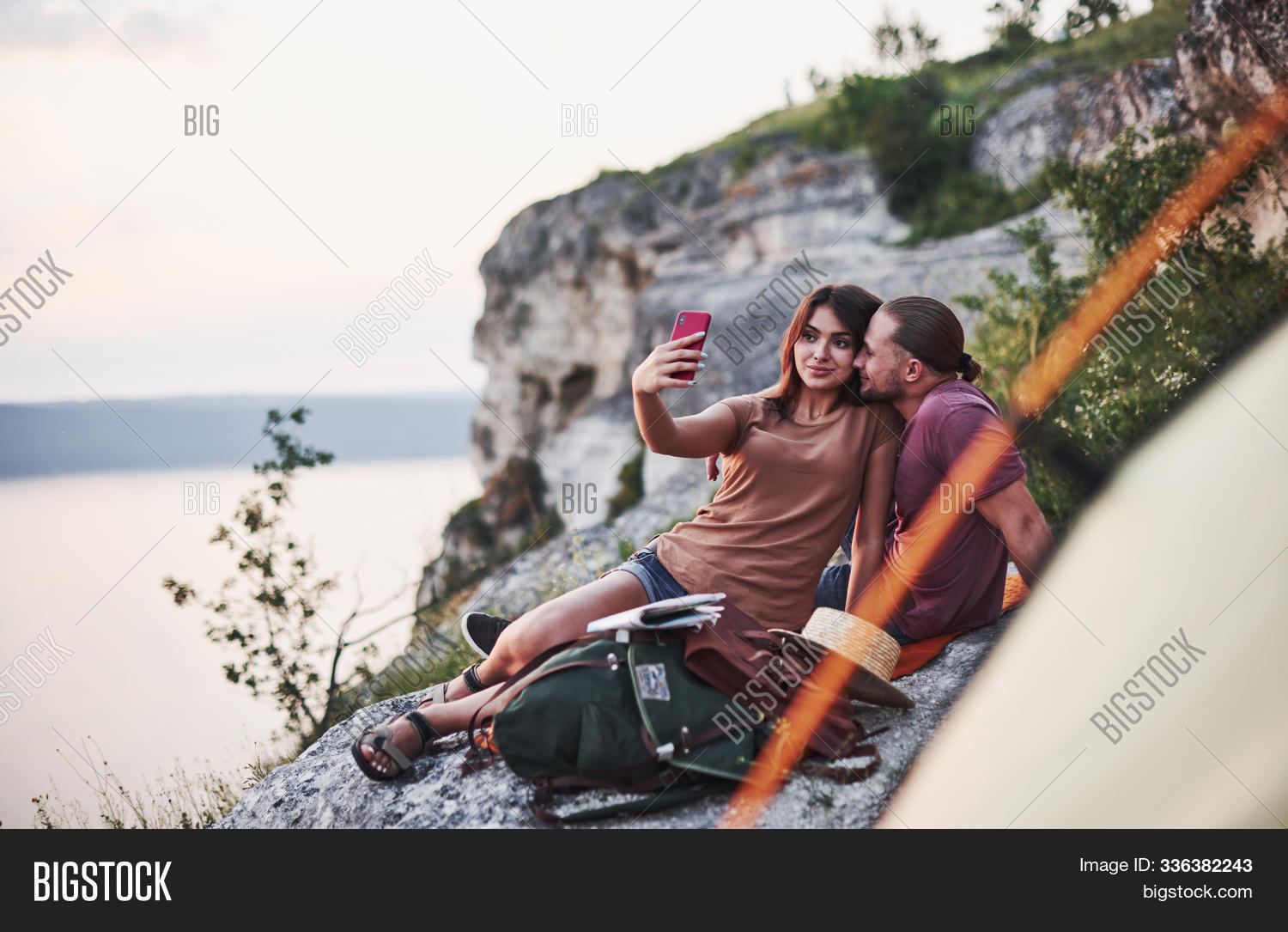 Lets Take Selfie. Two Image & Photo (Free Trial) | Bigstock
