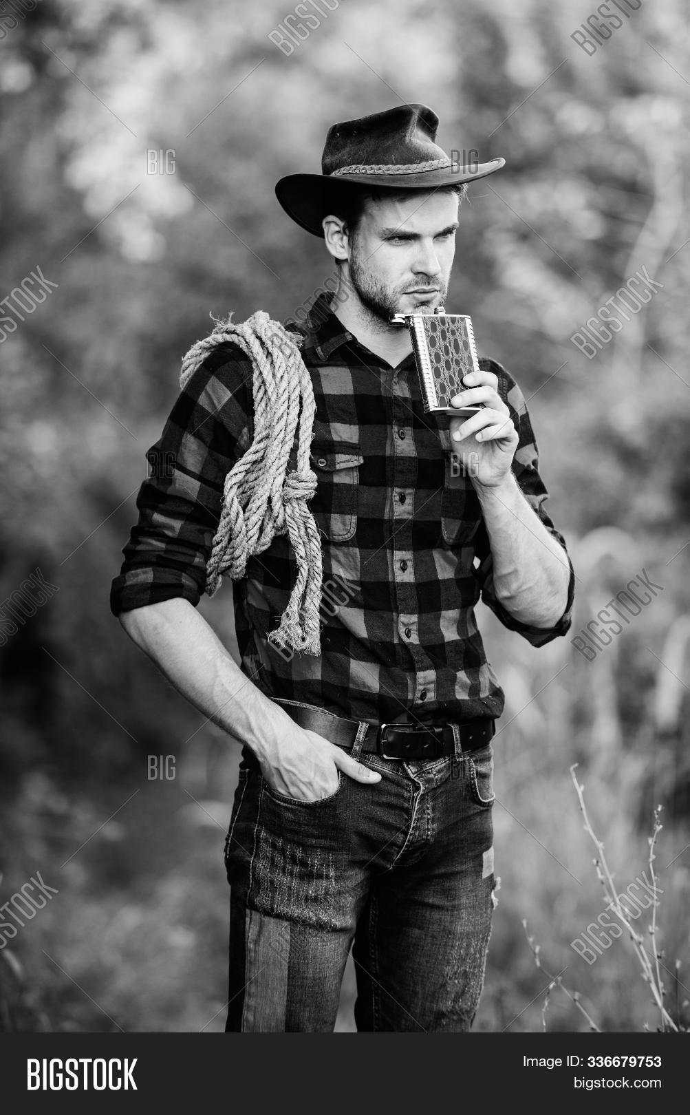Cowboy Ranch Worker. Image & Photo (Free Trial) | Bigstock