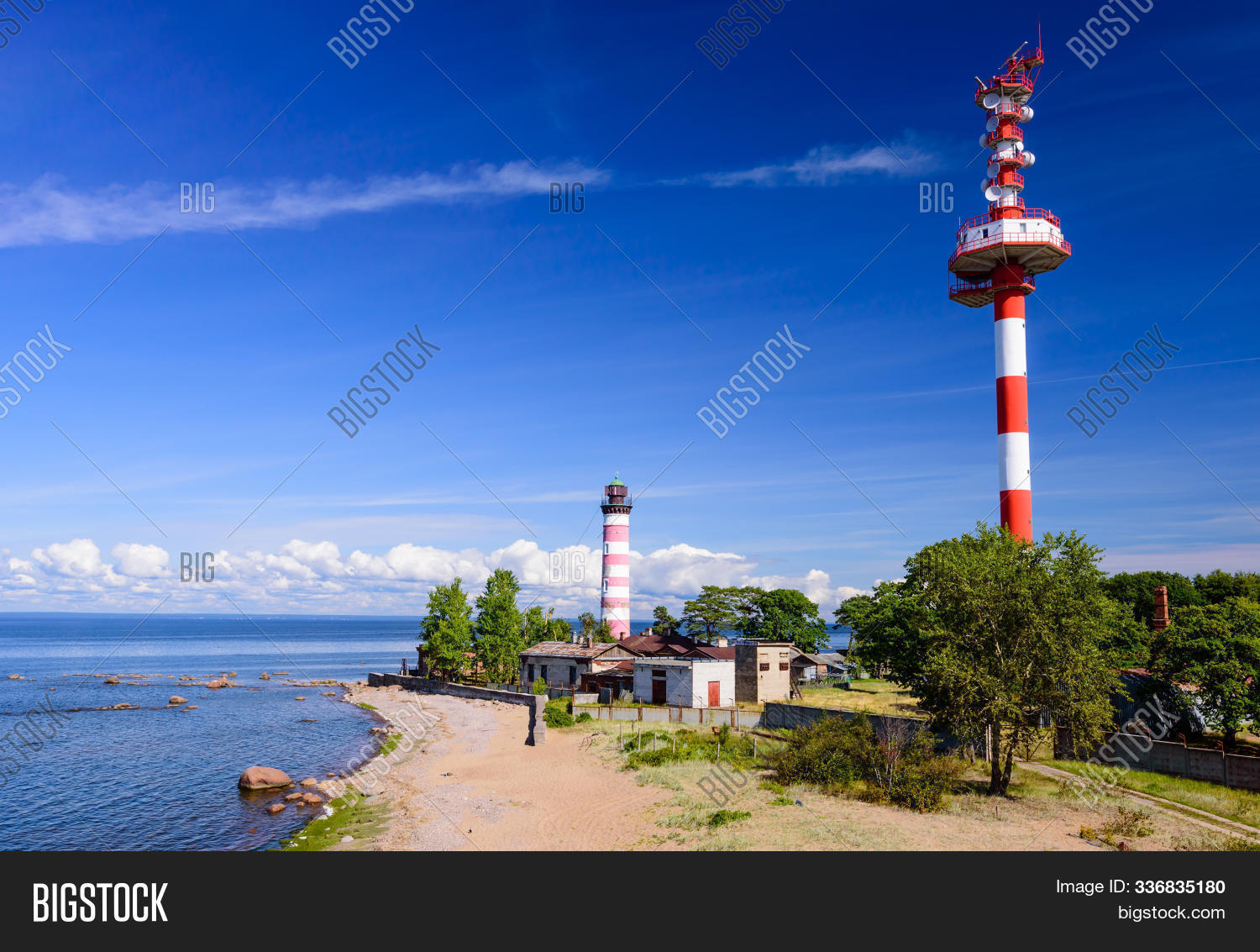Shepelevsky Lighthouse Image & Photo (Free Trial) | Bigstock