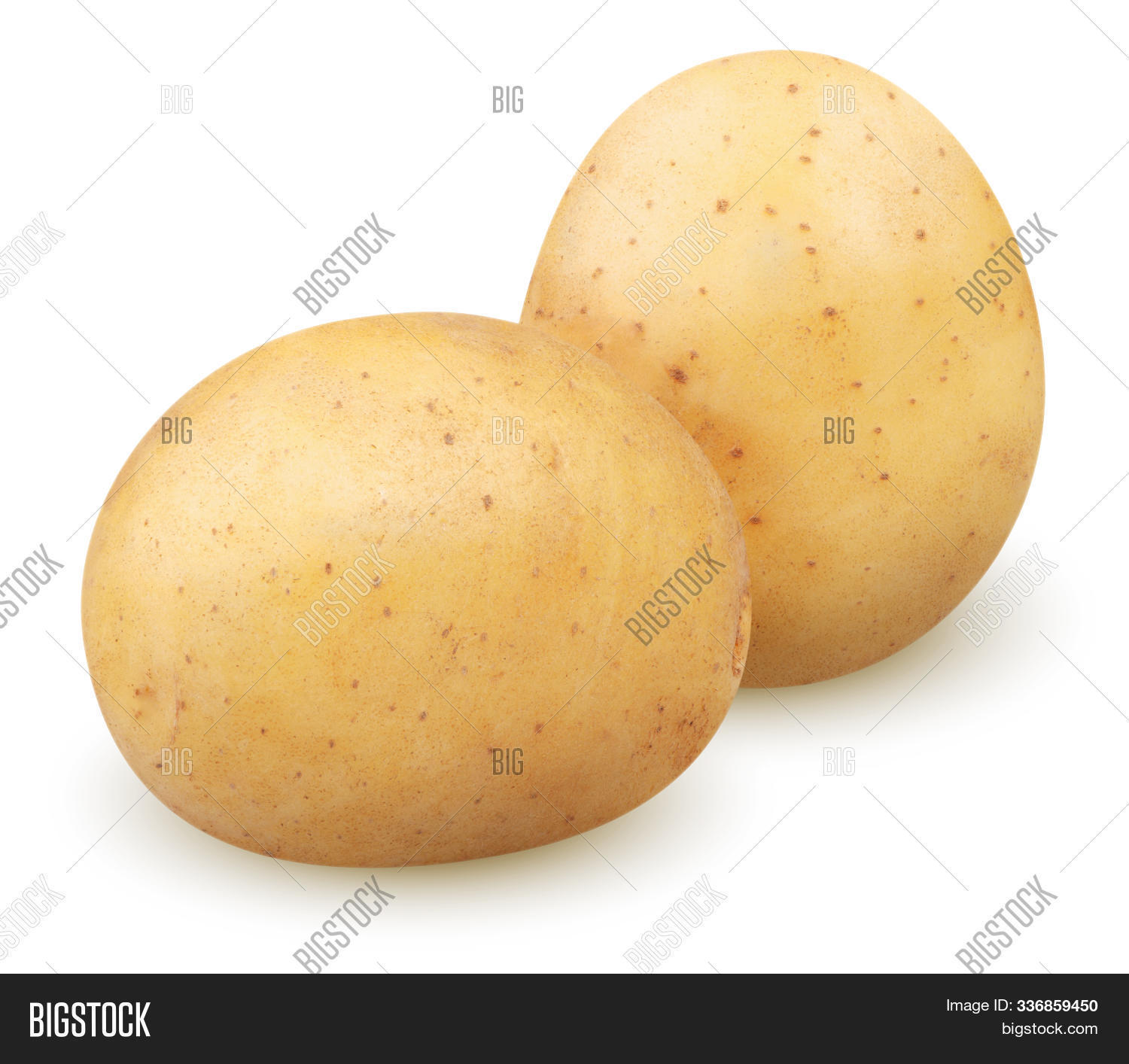 Isolated Potatoes. Two Image & Photo (Free Trial) | Bigstock