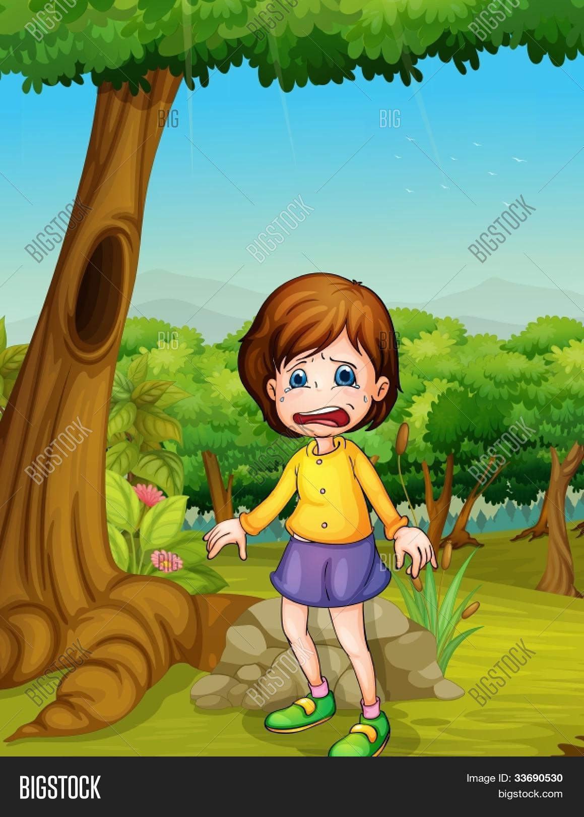 Illlustration Girl Vector & Photo (Free Trial) | Bigstock
