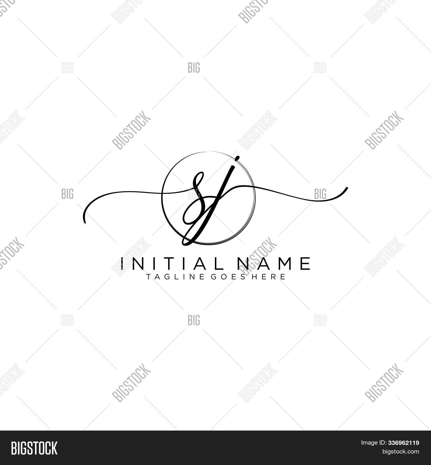 Sj Initial Vector & Photo (Free Trial) | Bigstock