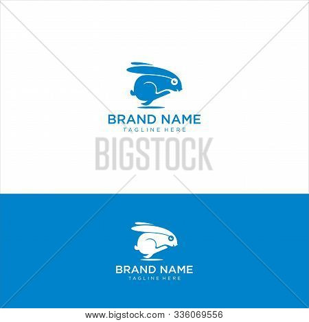 Rabbit Run Logo Vector & Photo (Free Trial) | Bigstock