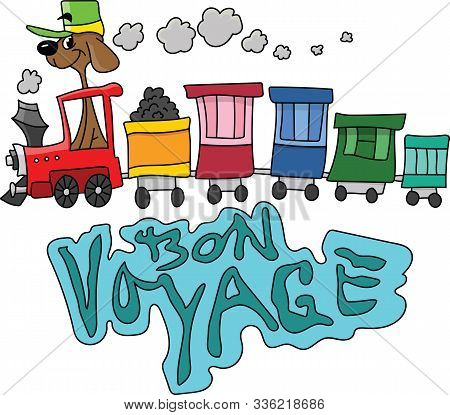 Cartoon Train Driver Vector & Photo (Free Trial) | Bigstock