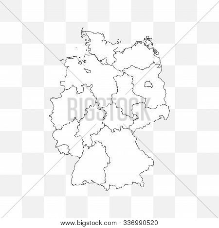 Germany Map On Vector & Photo (Free Trial) | Bigstock