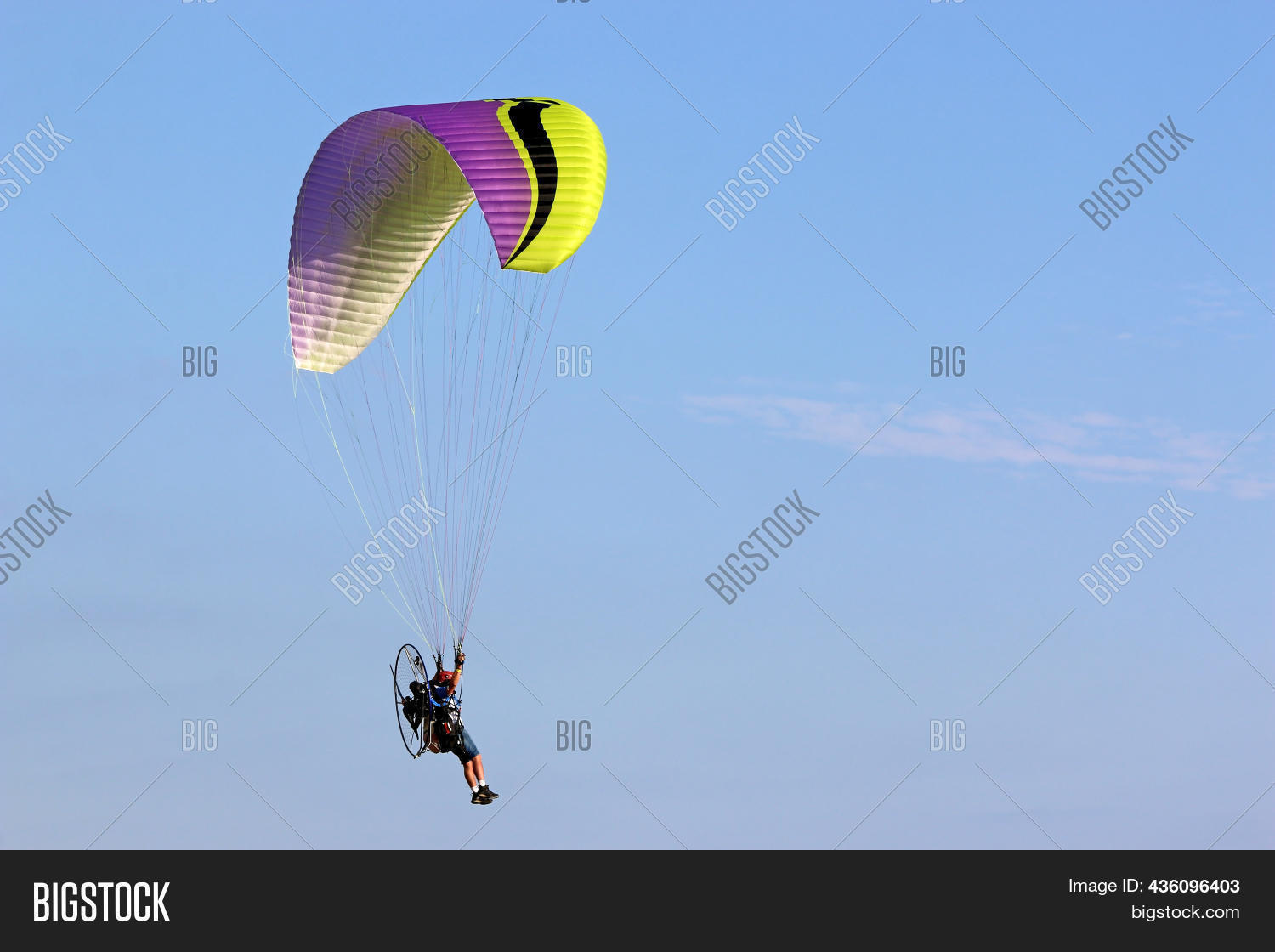 Paramotor Pilot Flying Image & Photo (Free Trial) | Bigstock