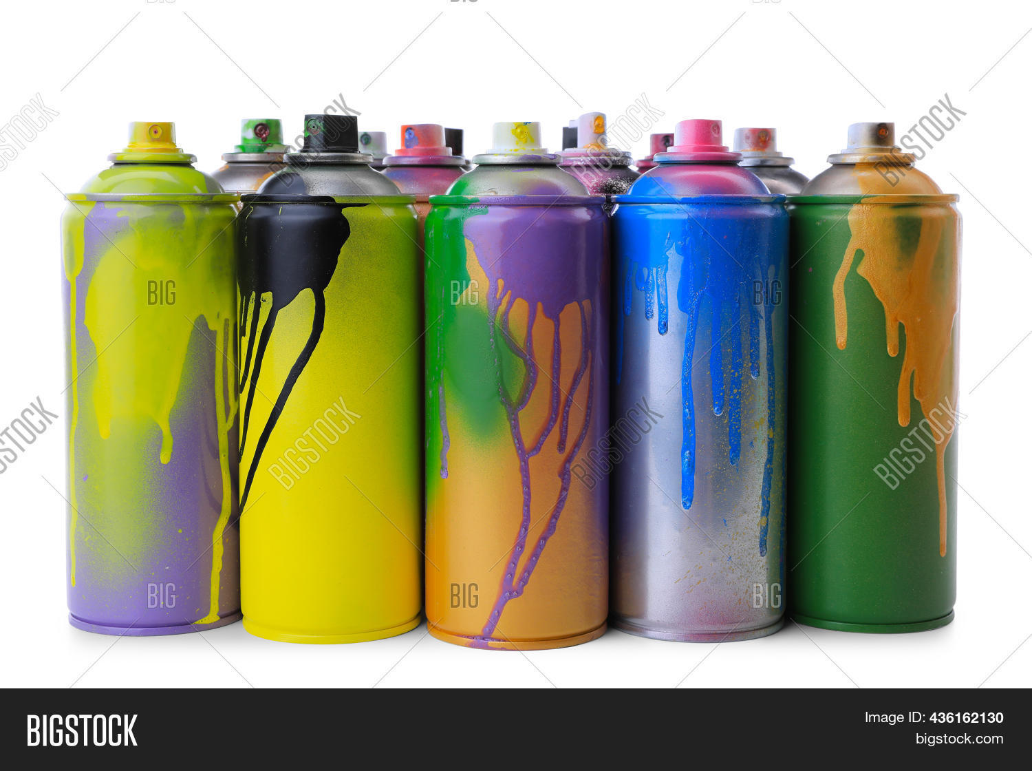 Used Cans Spray Paints Image & Photo (Free Trial) | Bigstock