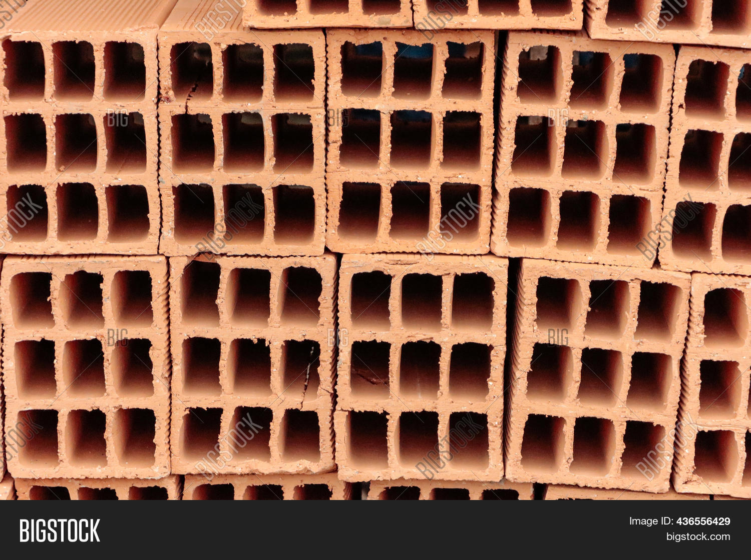 Pile Clay Bricks Used Image & Photo (Free Trial) | Bigstock