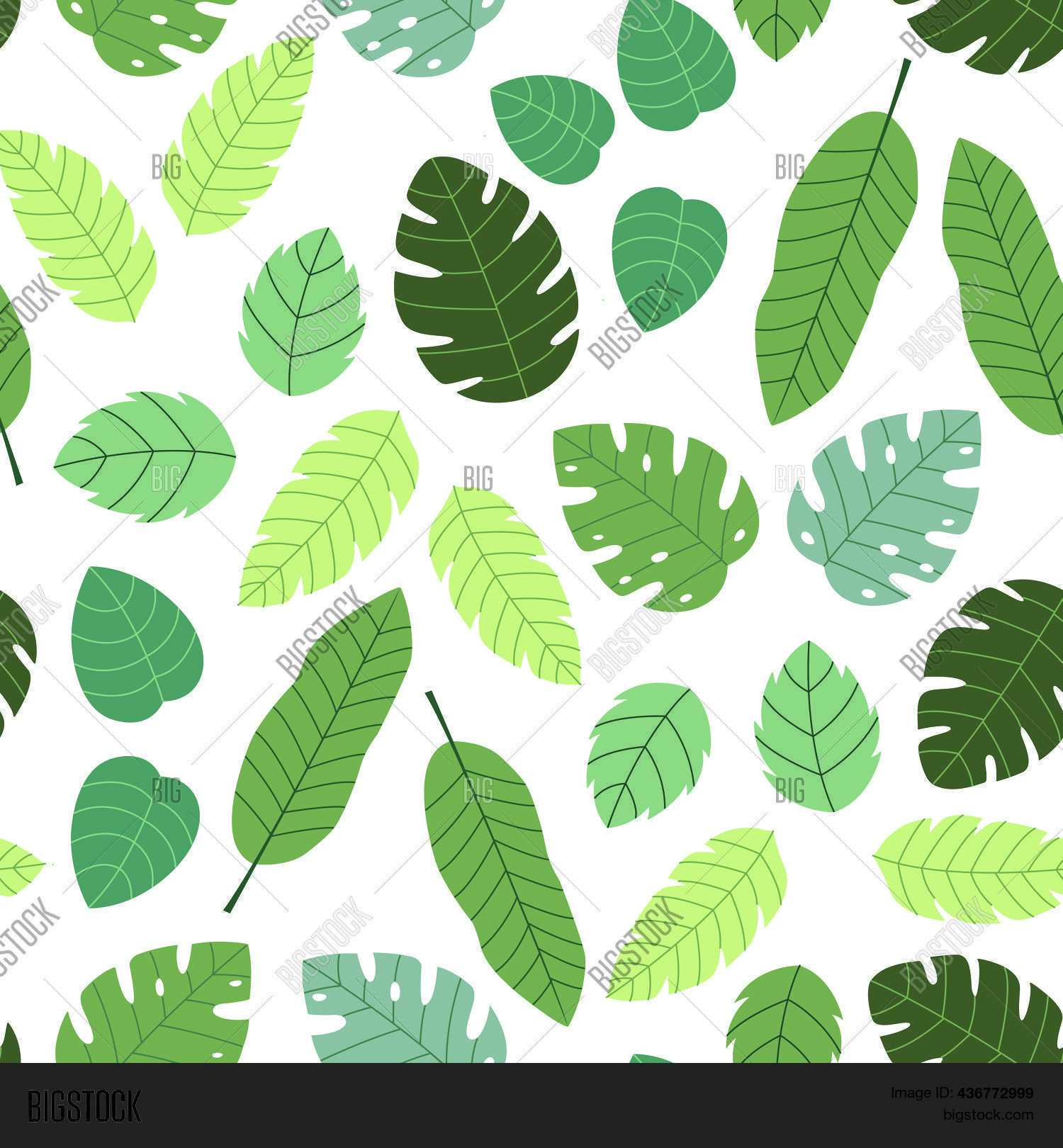 Vector Leaf Pattern Vector & Photo (Free Trial) | Bigstock