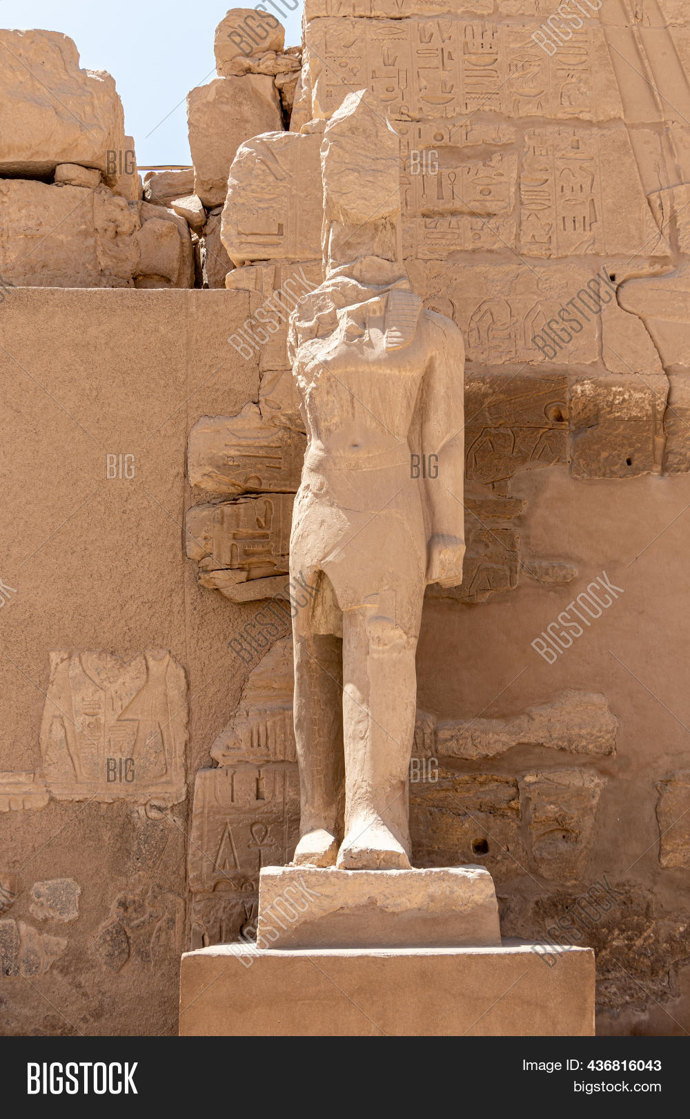 Statues Pharaoh Ramses Image & Photo (Free Trial) | Bigstock